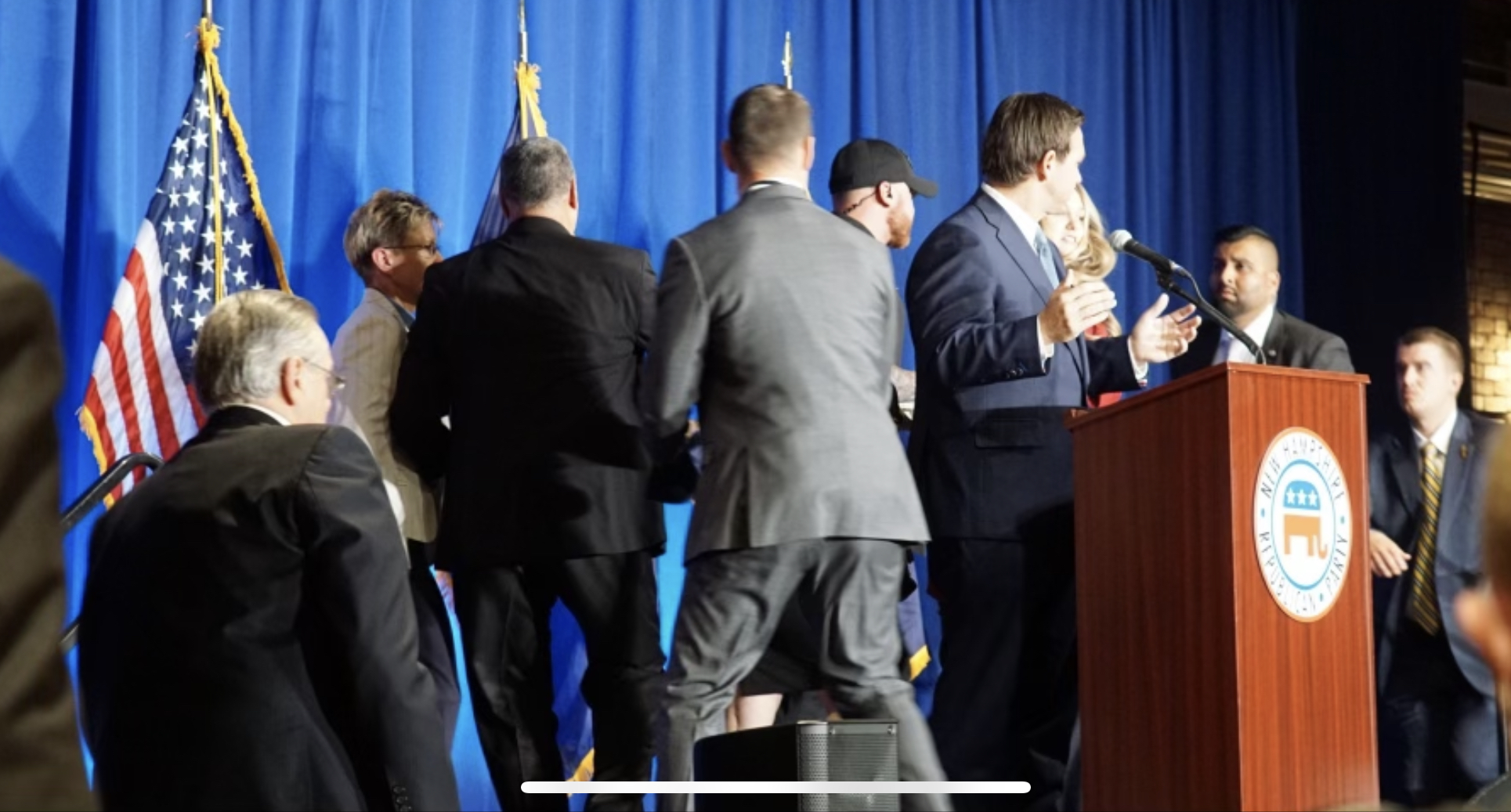 ANALYSIS: DeSantis Shrugs Off Protests, Rebuts Critics in NH Speech ...