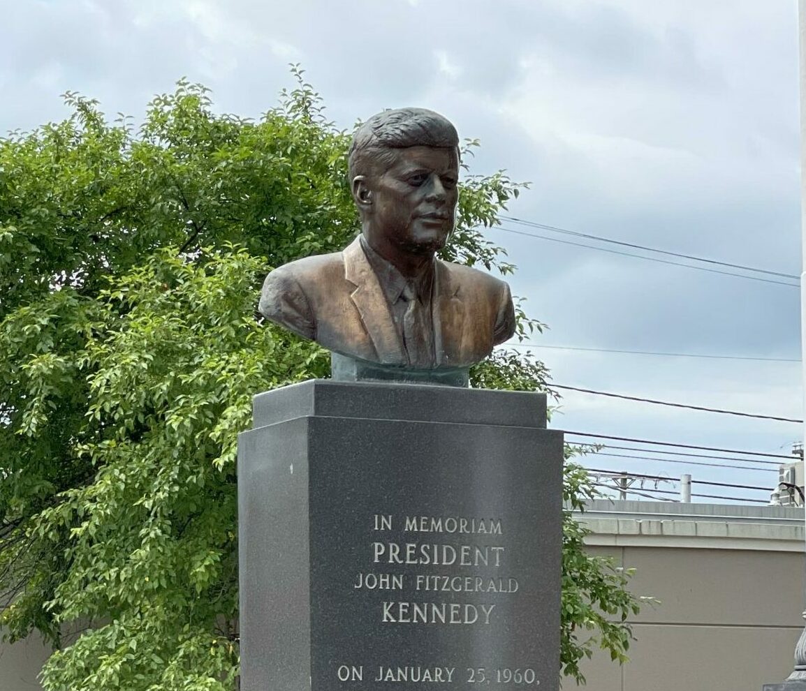 EXCLUSIVE: RFK Jr Makes First Visit to JFK Statue in Nashua: 'I ...