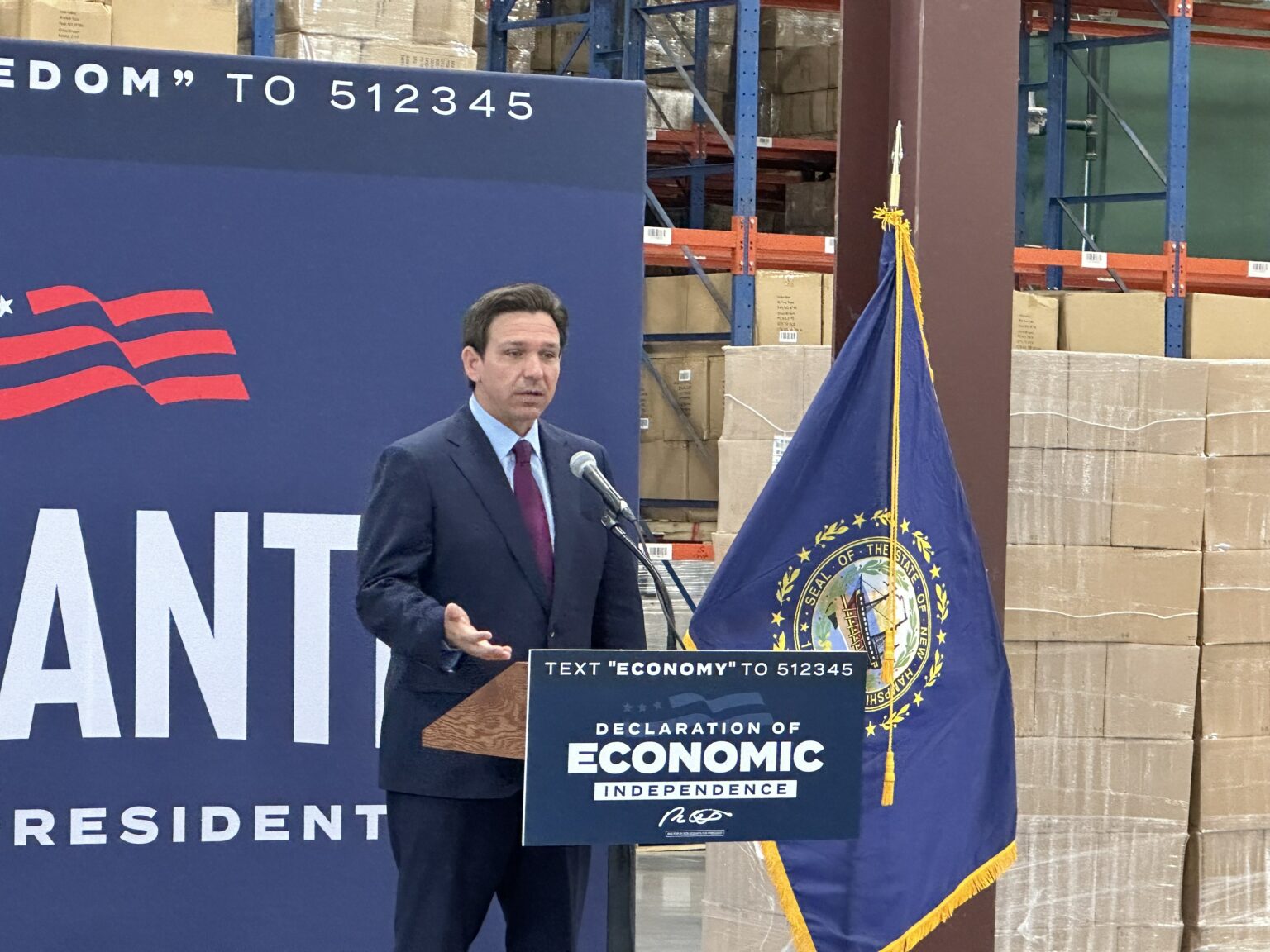 In NH, DeSantis Touts Work Requirements for Welfare in Economic Plan ...