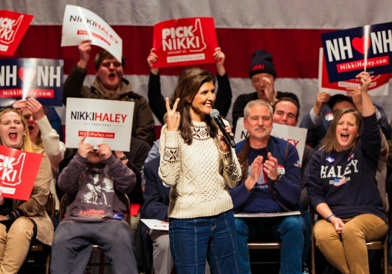 Judge Judy Rules in Favor of Haley at Exeter Rally - NH Journal