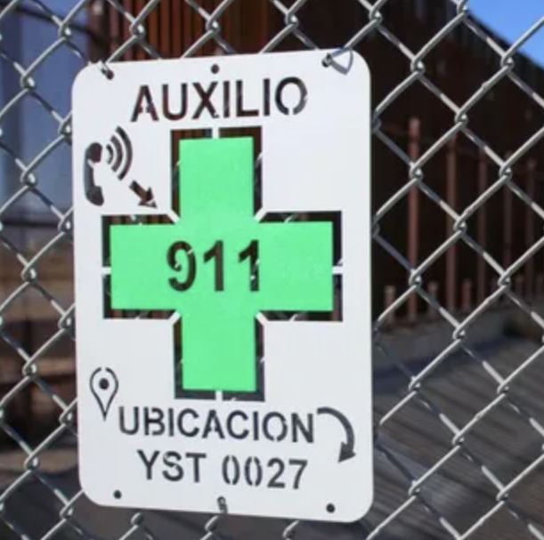 Illegal Immigrant Aid Signs Used at US/Mexico Border Make Their Way to ...