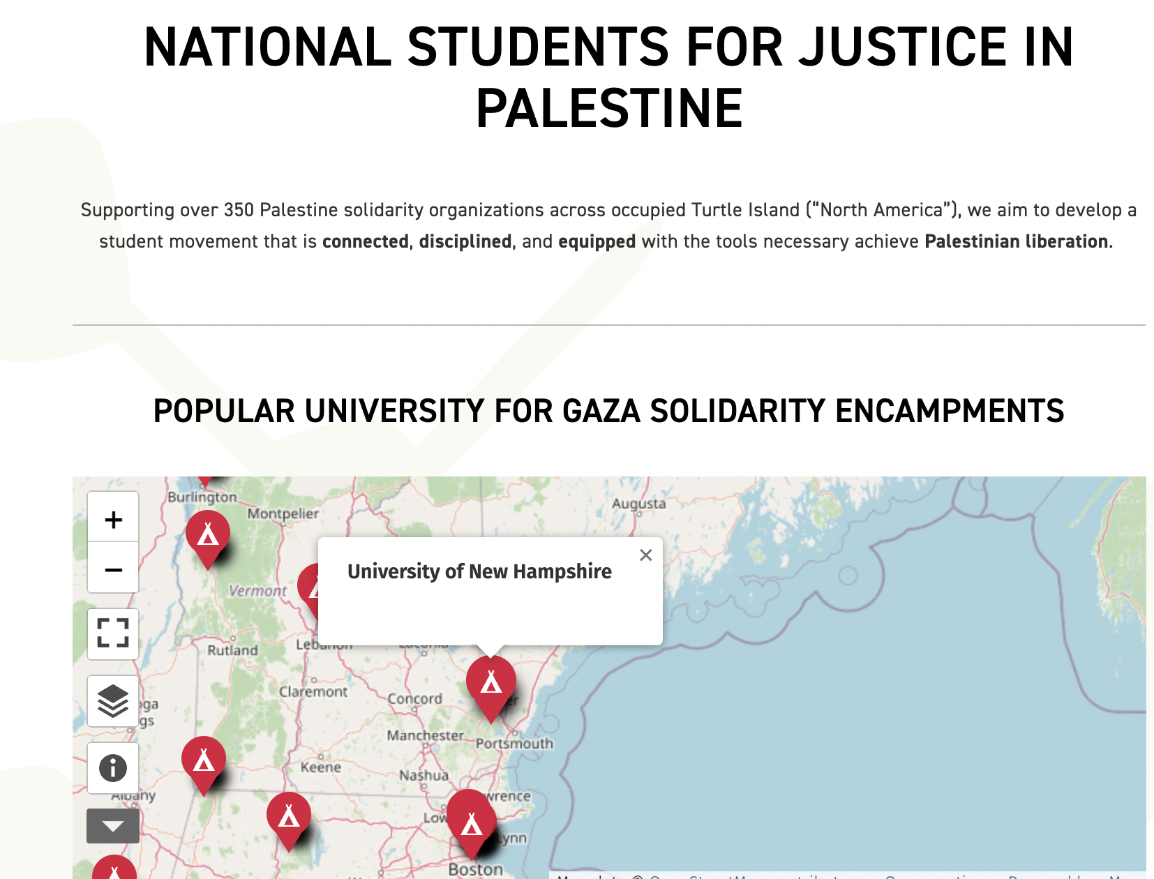 Anti-Israel Groups Behind UNH Protests Allegedly Tied to Hamas - NH Journal