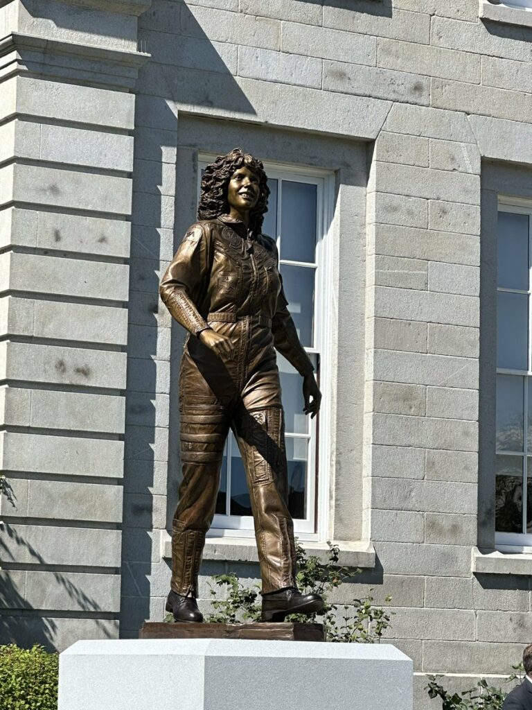 McAuliffe Statue Unveiled at NH State House - NH Journal
