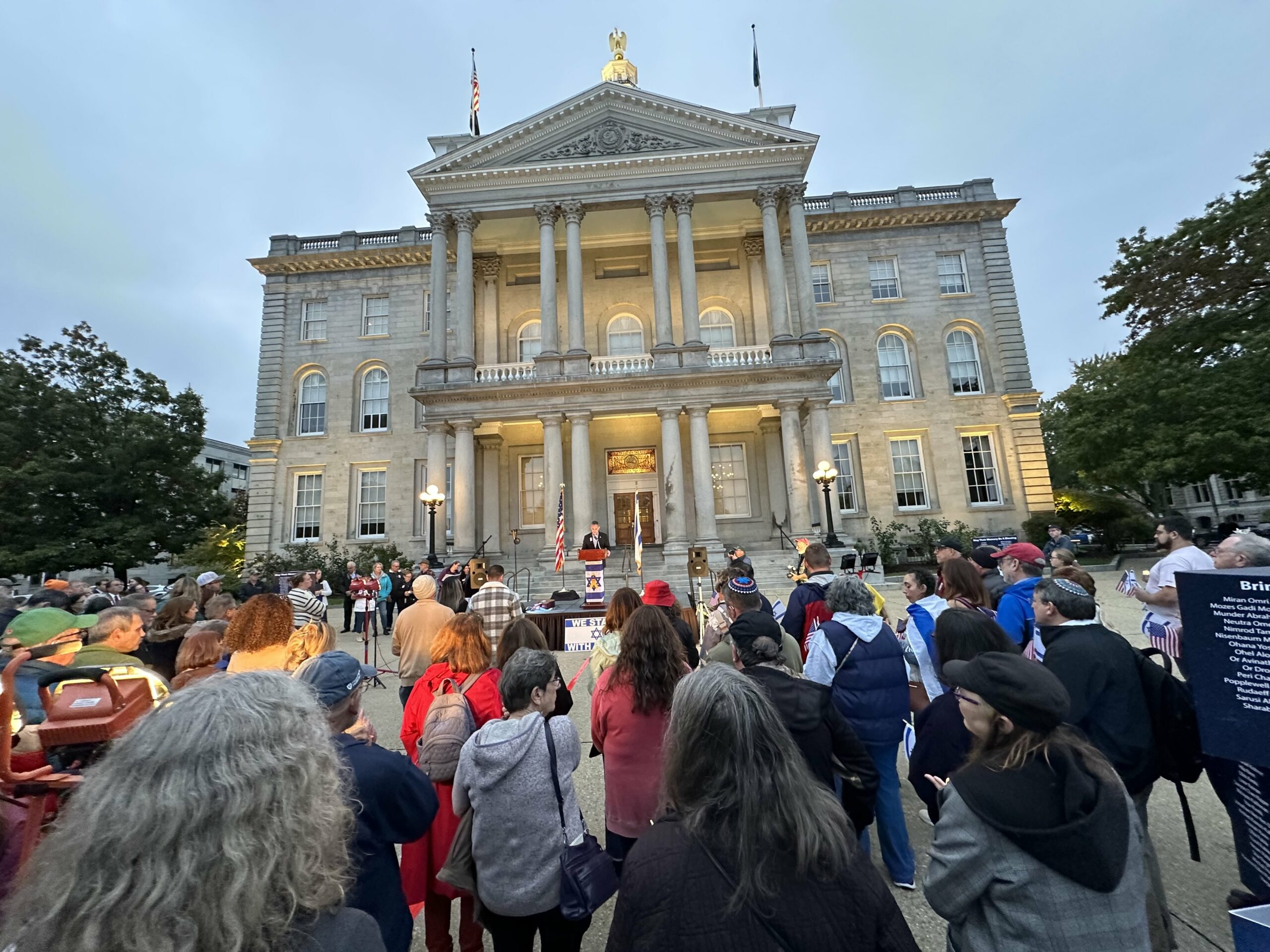 Granite Staters Appeal for Hope, Condemn Antisemitism at Oct. 7 Vigil ...