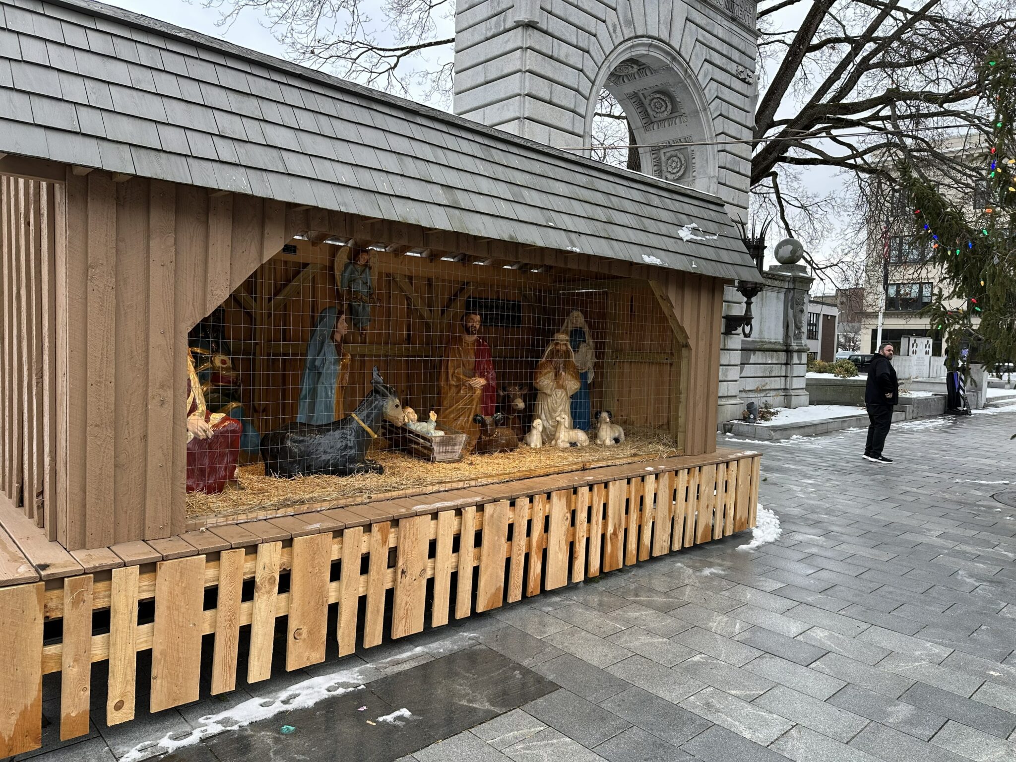 Hail Santa and Merry Satan — Satanic Temple Post Display at State House ...